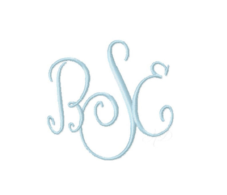 Annie Monogram Satin – HERRINGTON DESIGN