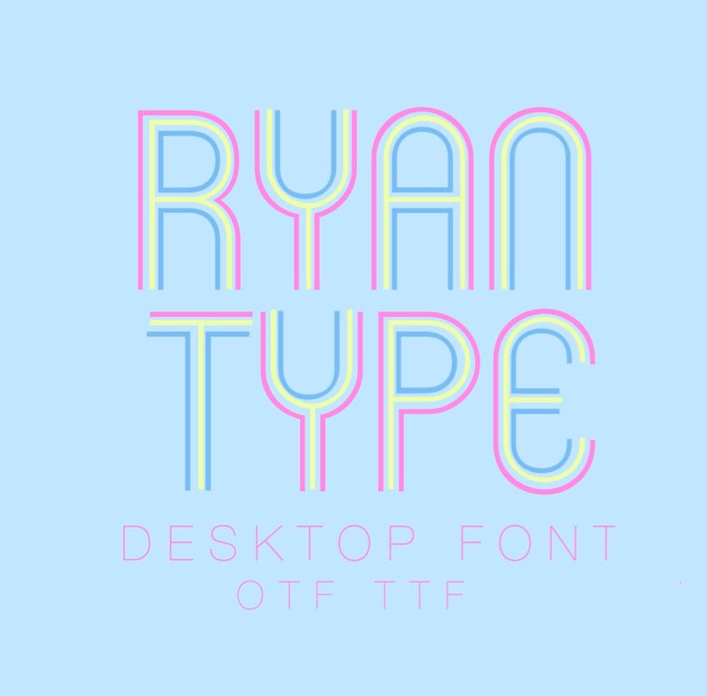 Ryan Multi Desktop Font – HERRINGTON DESIGN
