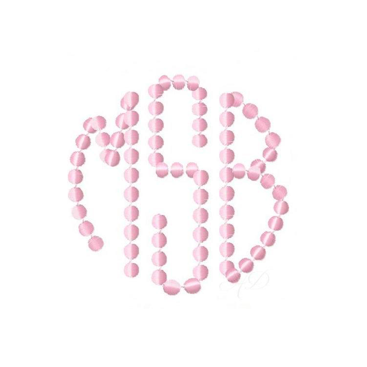 3.5" Circle Dot Master circle Monogram Embroidery Font – HERRINGTON DESIGN