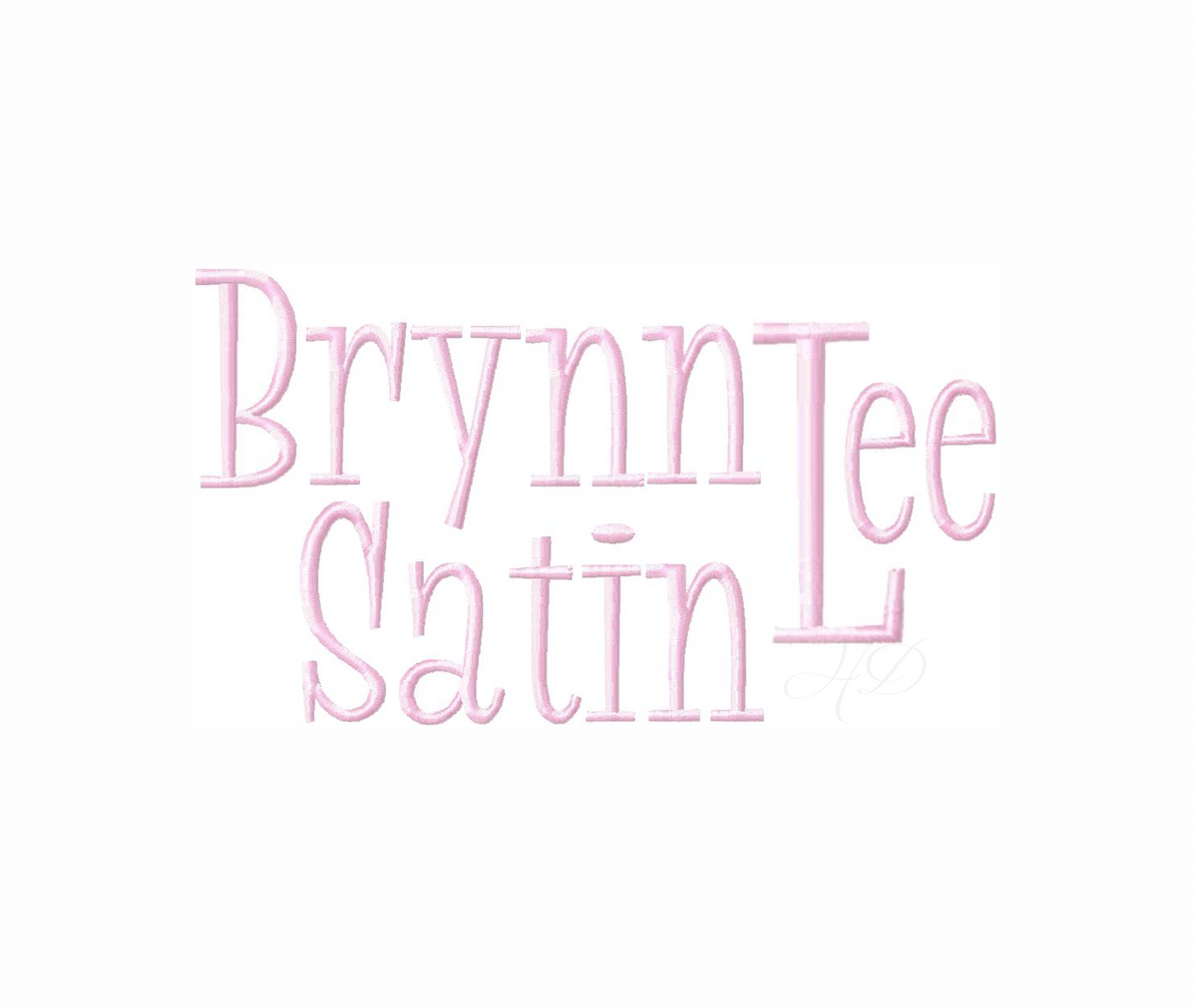 Brynn Lee Satin Stitch 4x4 Font Package – HERRINGTON DESIGN