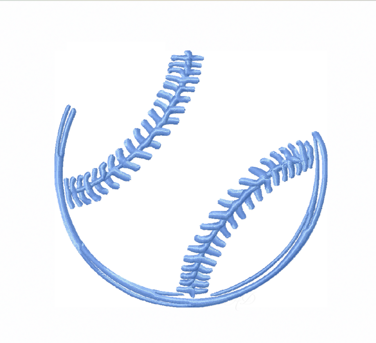 Baseball Frame Embroidery Design – HERRINGTON DESIGN
