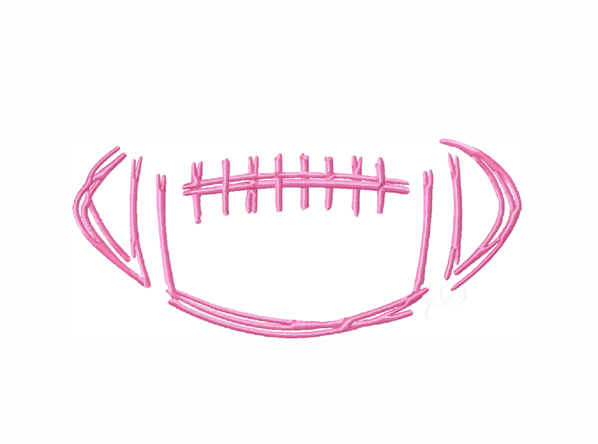 Open Football Frame Embroidery Design – HERRINGTON DESIGN