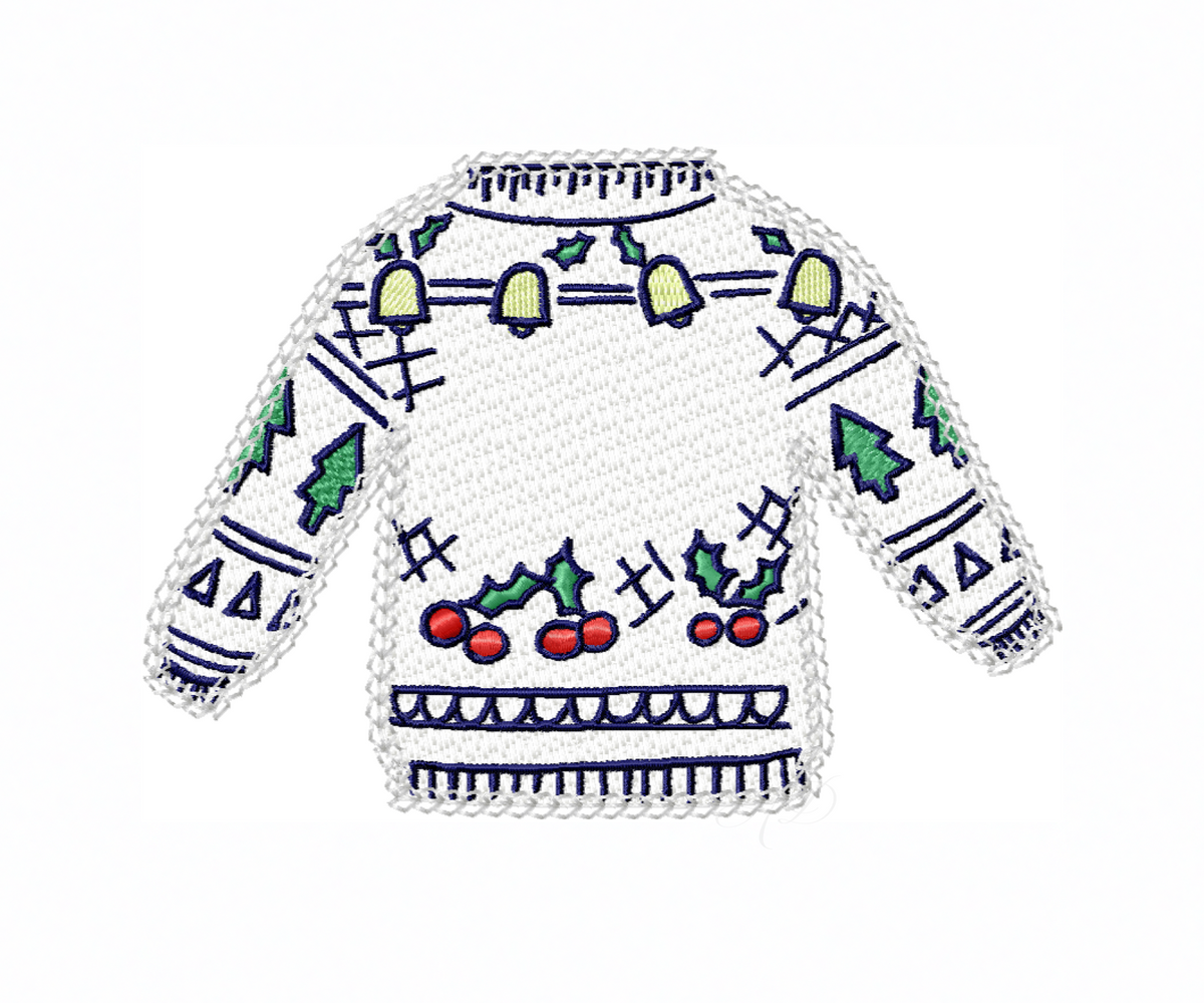 Christmas Sweater Embroidery Design – HERRINGTON DESIGN
