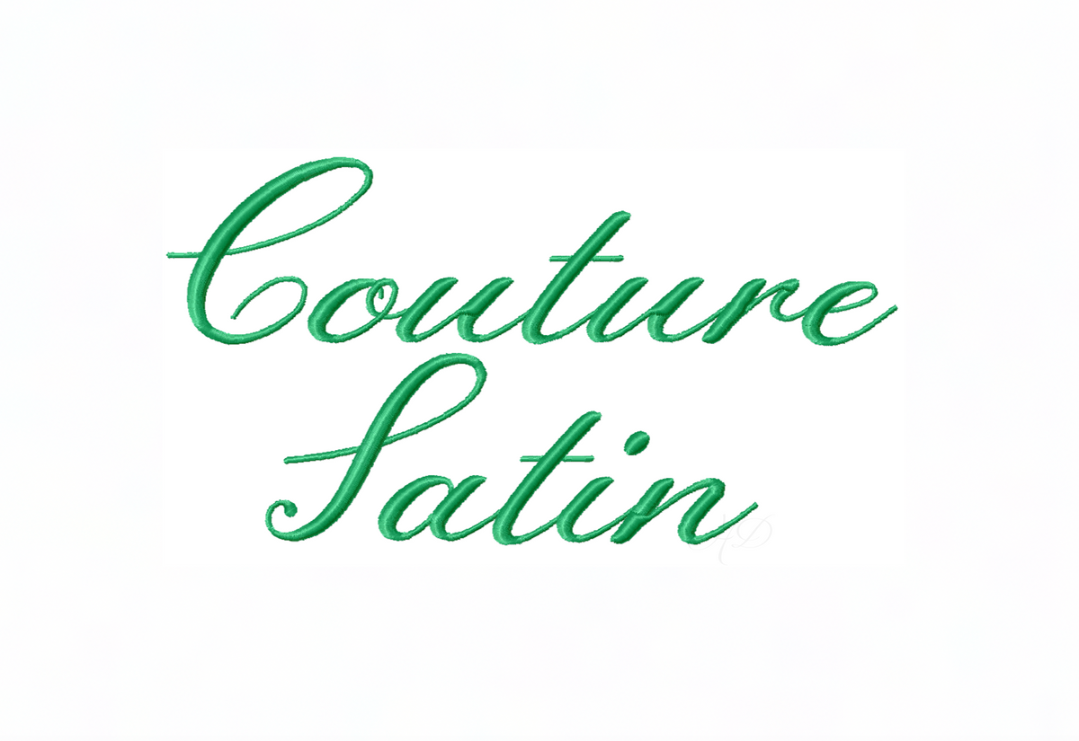Couture Satin Embroidery Font 4x4 – HERRINGTON DESIGN