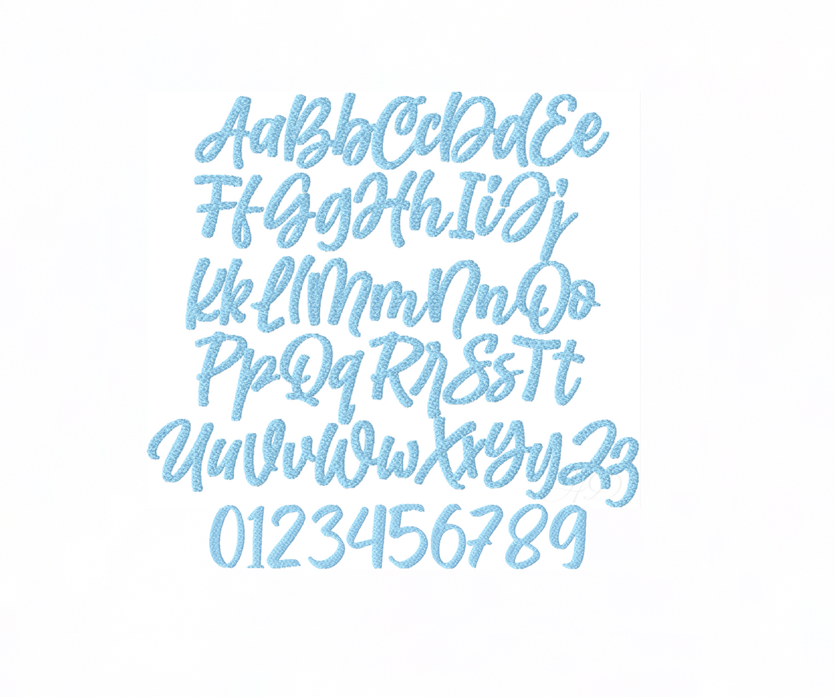 Carrie Fill Embroidery Font 4x4 – HERRINGTON DESIGN