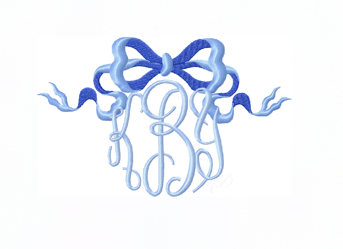 Wide Satin Bow Frame Embroidery Design – HERRINGTON DESIGN