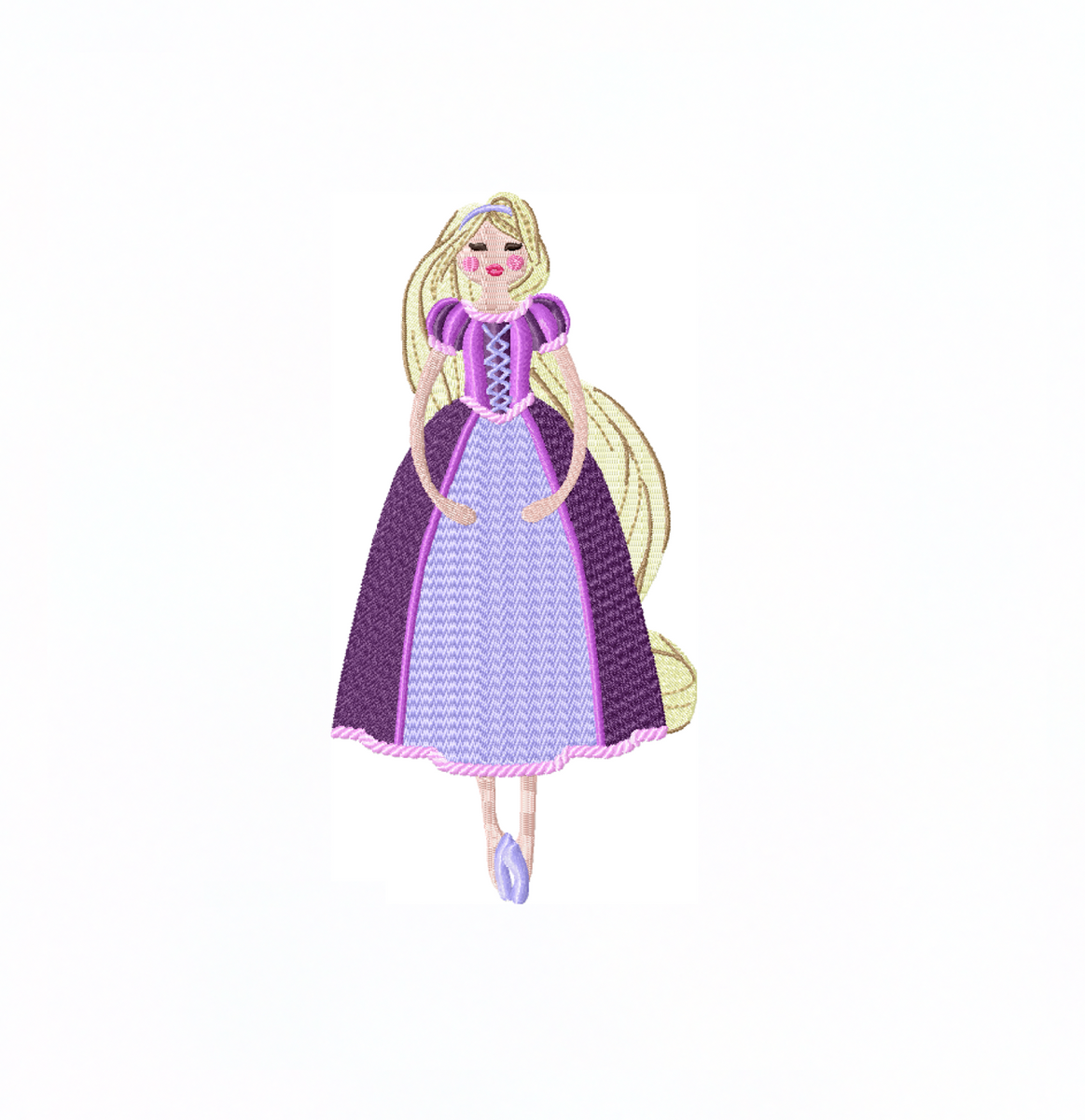 Rapunzel Princess Embroidery Design – HERRINGTON DESIGN