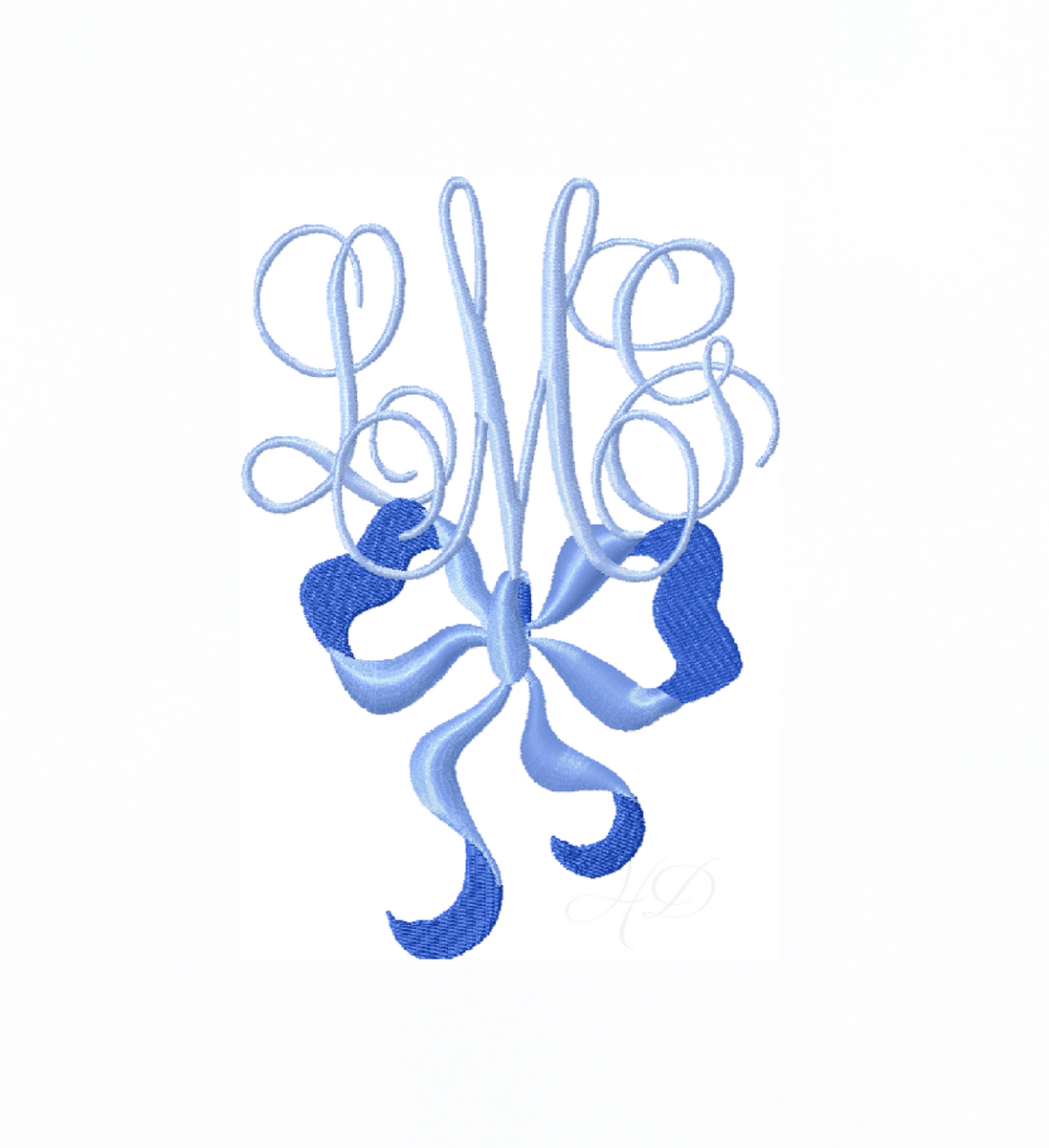 Satin Bow Frame Embroidery Design – HERRINGTON DESIGN