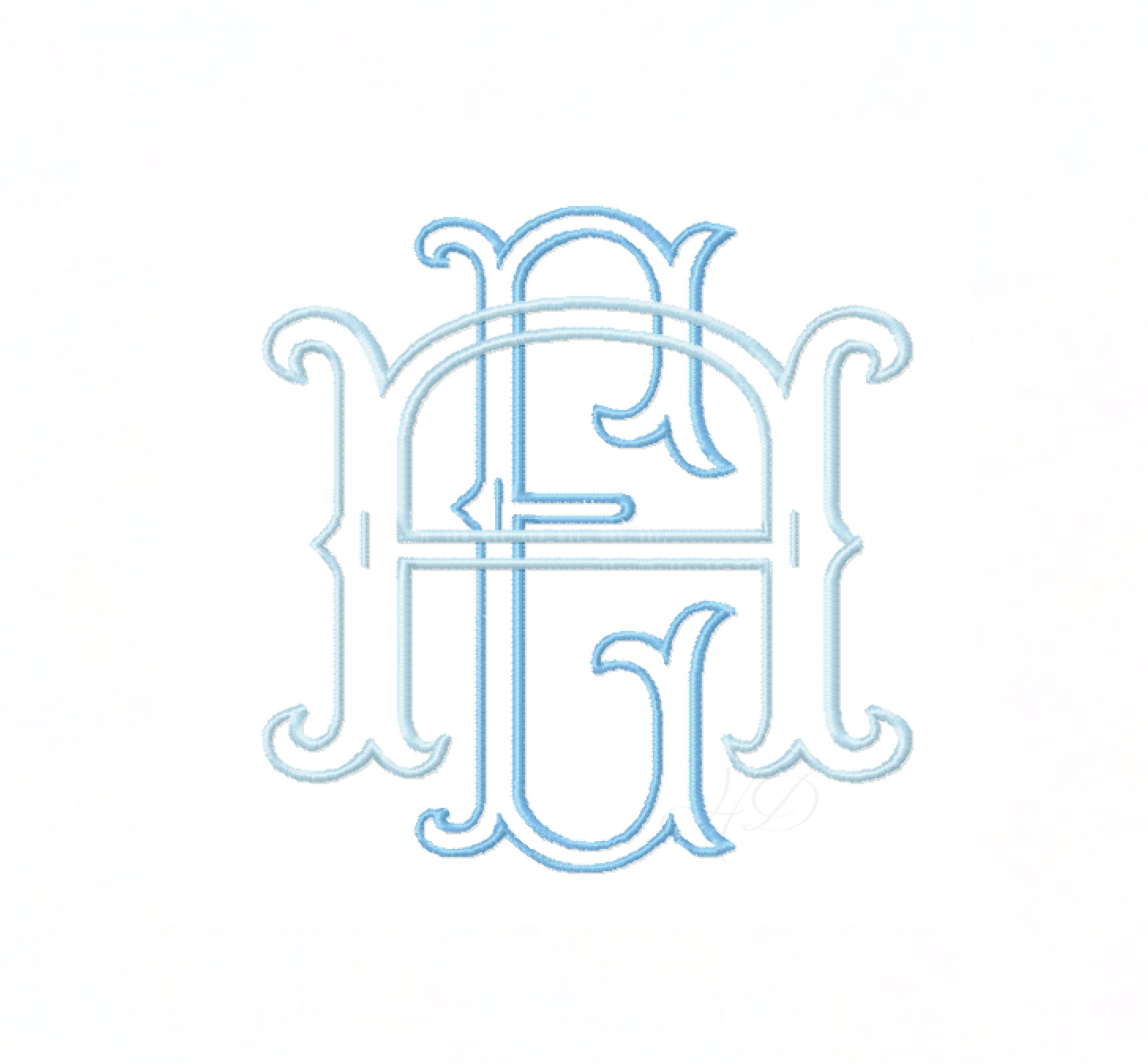 4x4 Two Type Fishtail Outline Satin Stitch Embroidery – HERRINGTON DESIGN