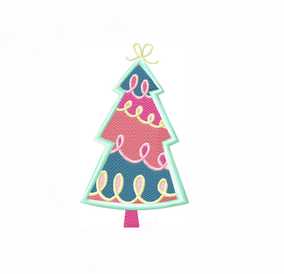 Festive Christmas Trees Embroidery Design Package – HERRINGTON DESIGN