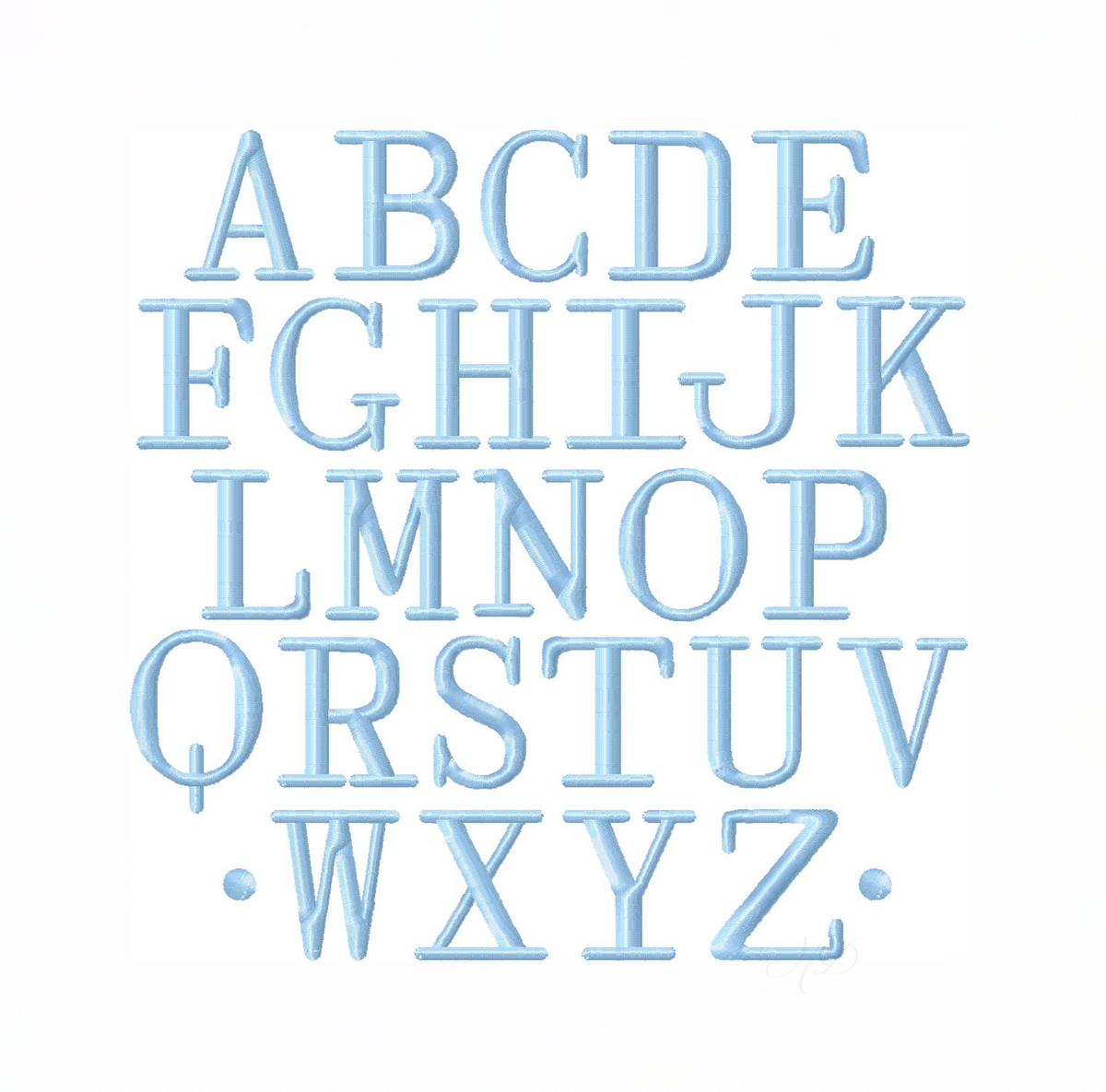 Beau Satin Embroidery Font Package – HERRINGTON DESIGN