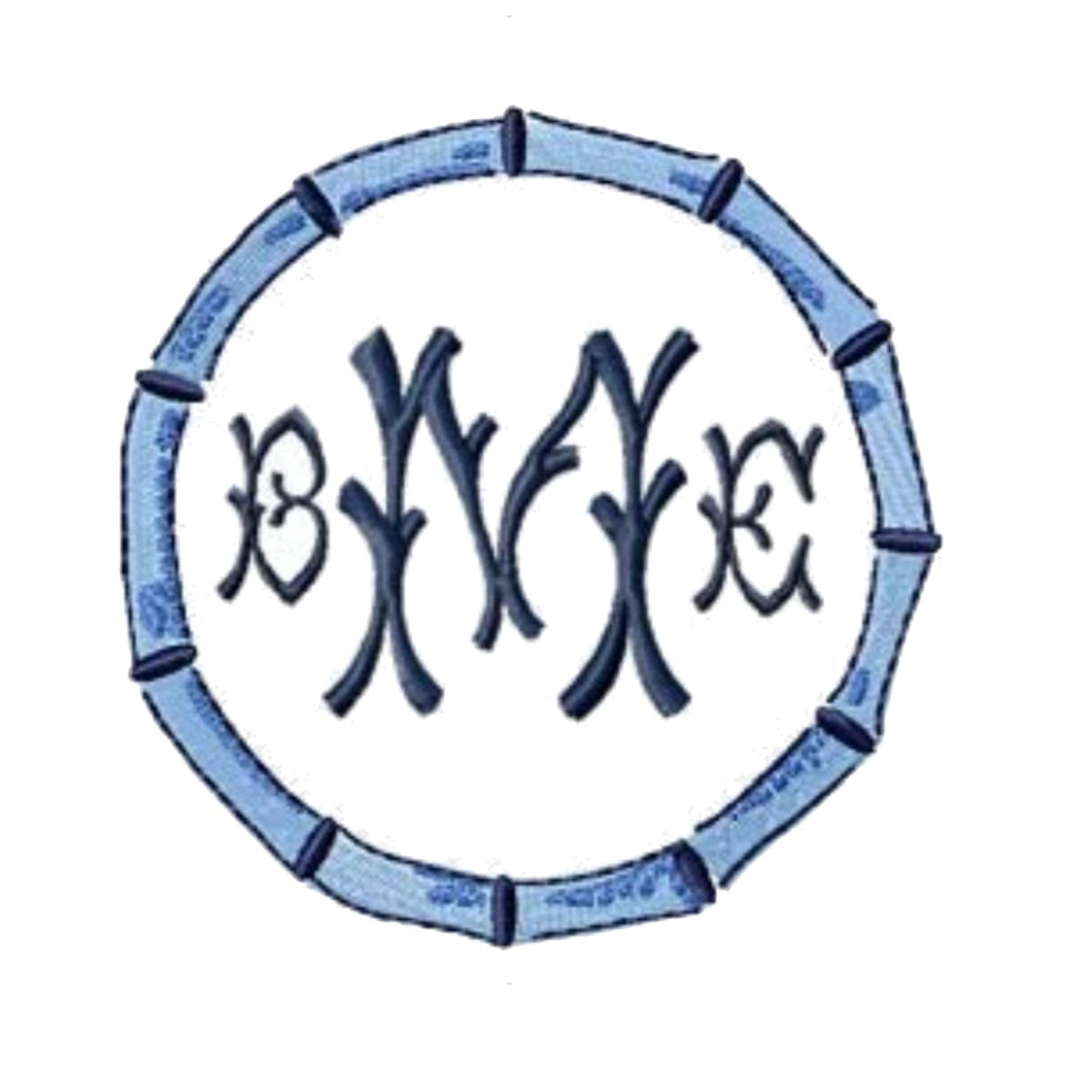 Bamboo Circle Frame Embroidery Design – HERRINGTON DESIGN