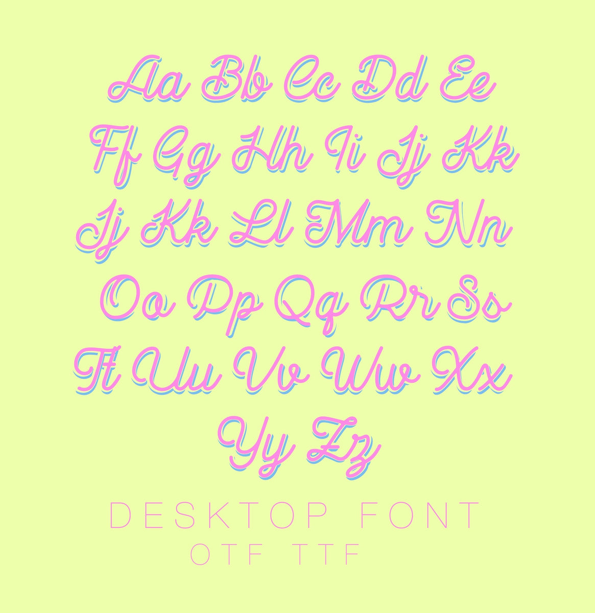 Double Satin Shadow Desktop – HERRINGTON DESIGN