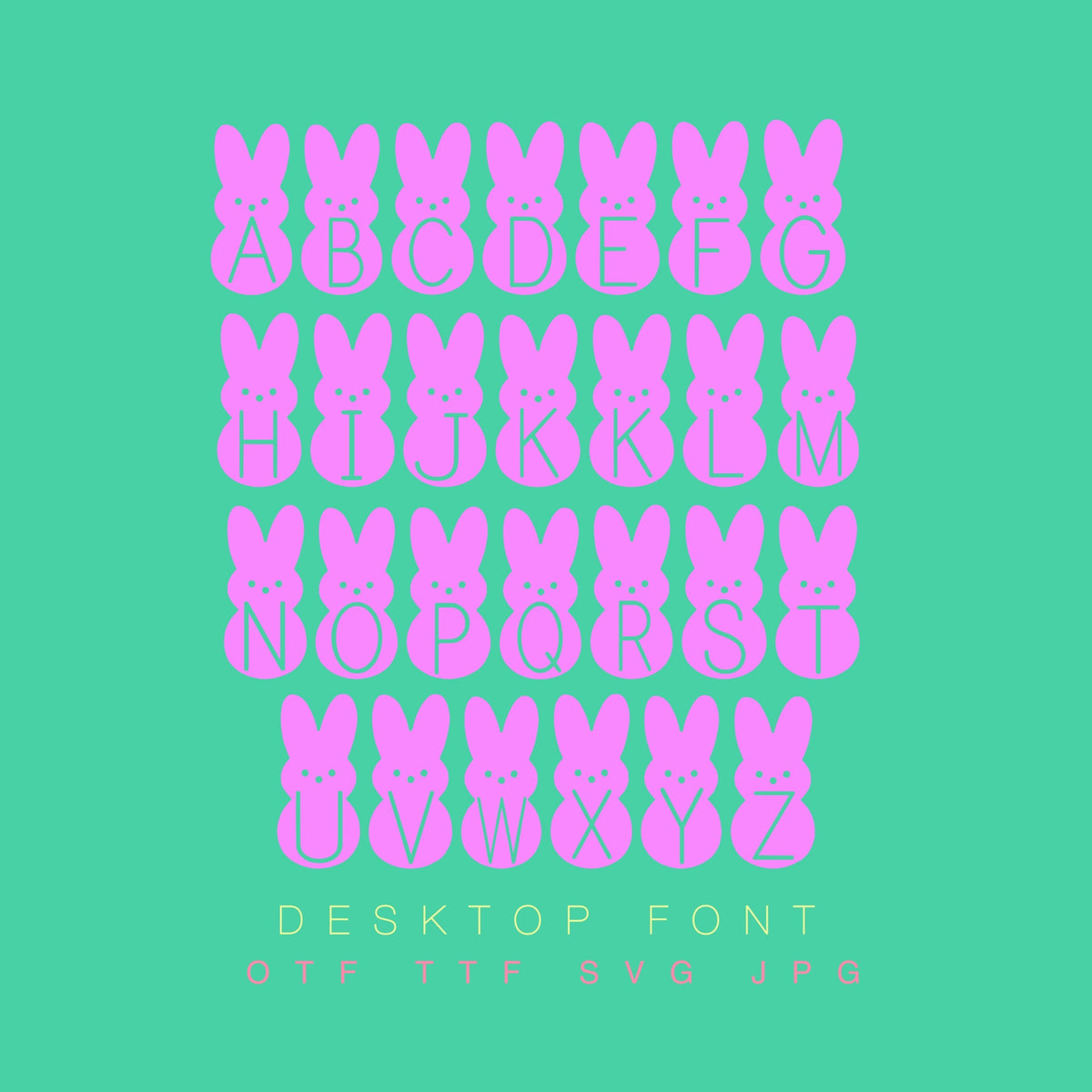 Peeps Type Desktop – HERRINGTON DESIGN