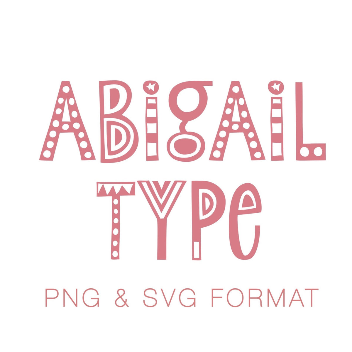 Abigail Monogram PDF PNG SVG EPS Monogram Font – HERRINGTON DESIGN