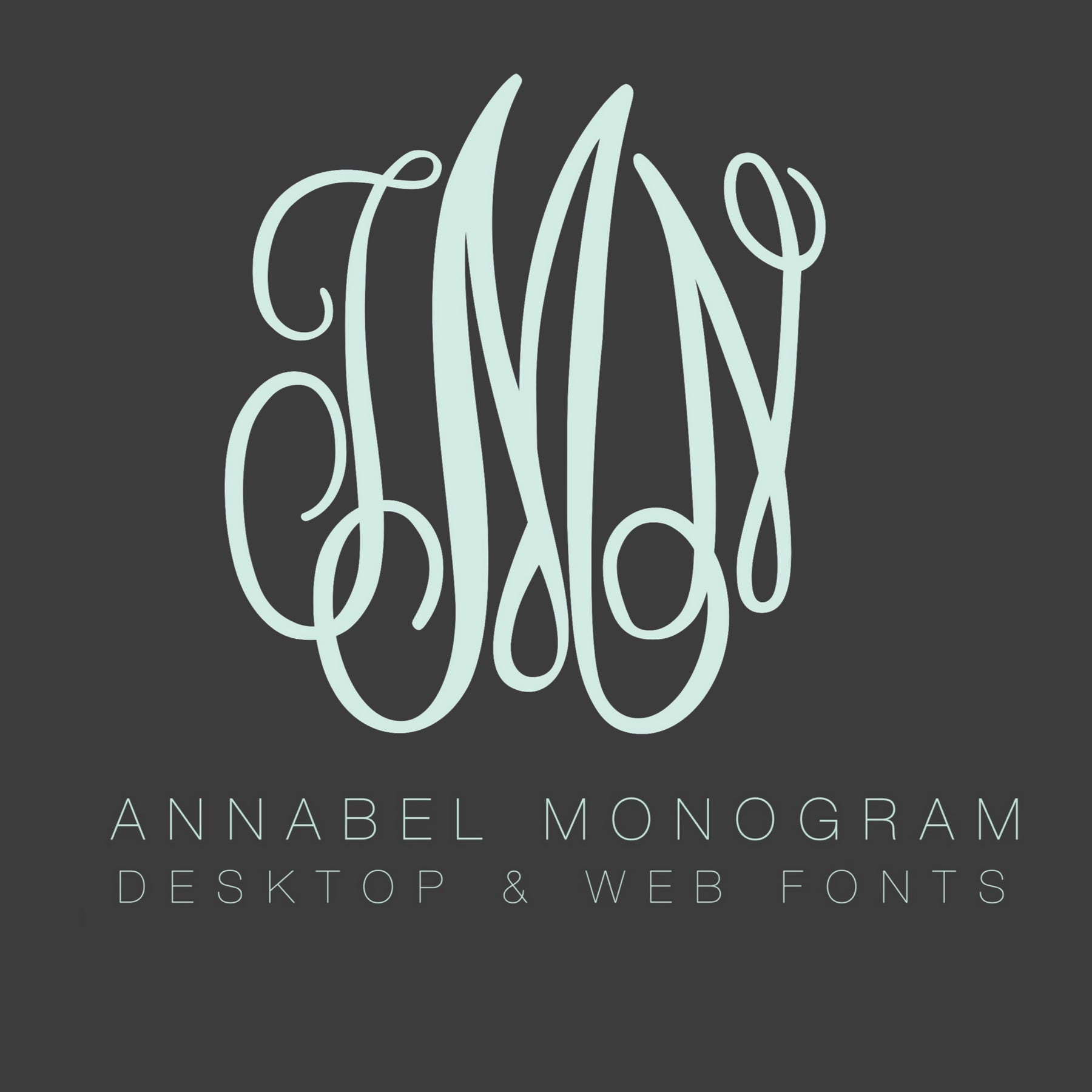 Nouveau Belle Monogram Script TYPEFACE FONT – HERRINGTON DESIGN