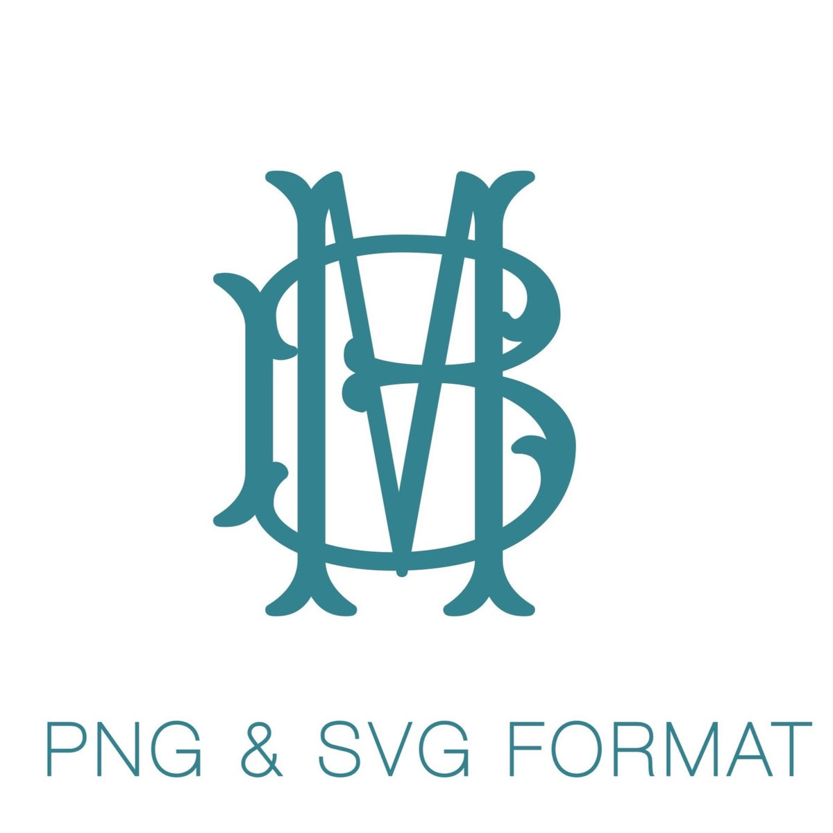 Emmaline Monogram PDF PNG SVG & EPS Monogram Font – HERRINGTON DESIGN