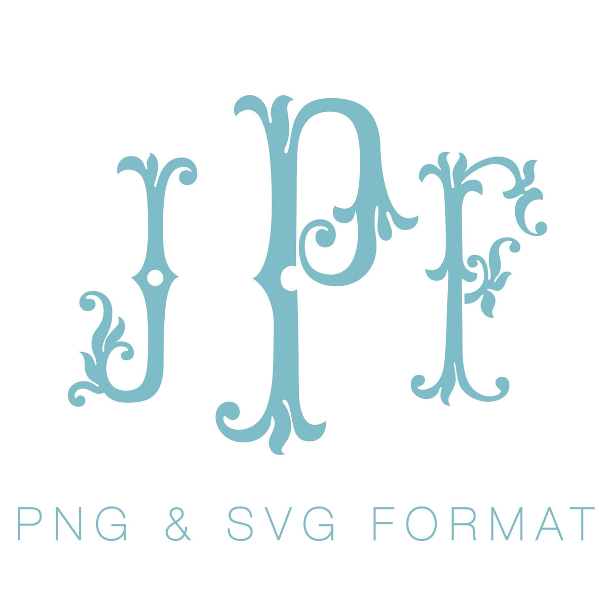 Filigree PDF PNG SVG & EPS Monogram Font – HERRINGTON DESIGN