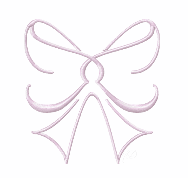 Satin Bow Frame Embroidery Design – HERRINGTON DESIGN
