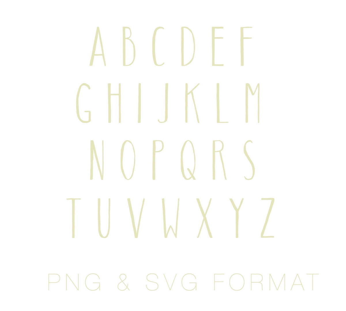 Sadie Monogram PNG & SVG Monogram Font – HERRINGTON DESIGN