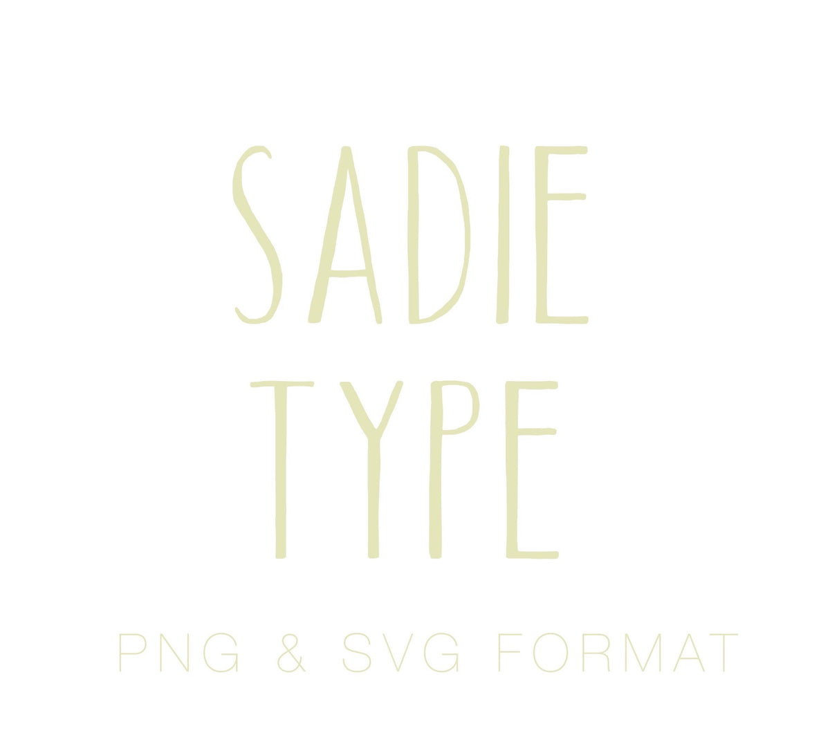 Sadie Monogram PNG & SVG Monogram Font – HERRINGTON DESIGN