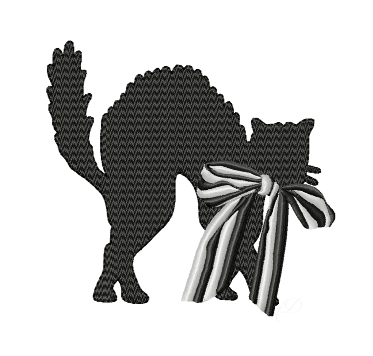 Black Cat Monogram – HERRINGTON DESIGN