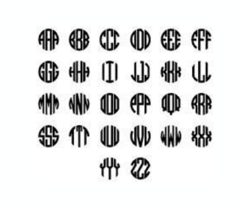 Circle Satin Embroidery Font – HERRINGTON DESIGN