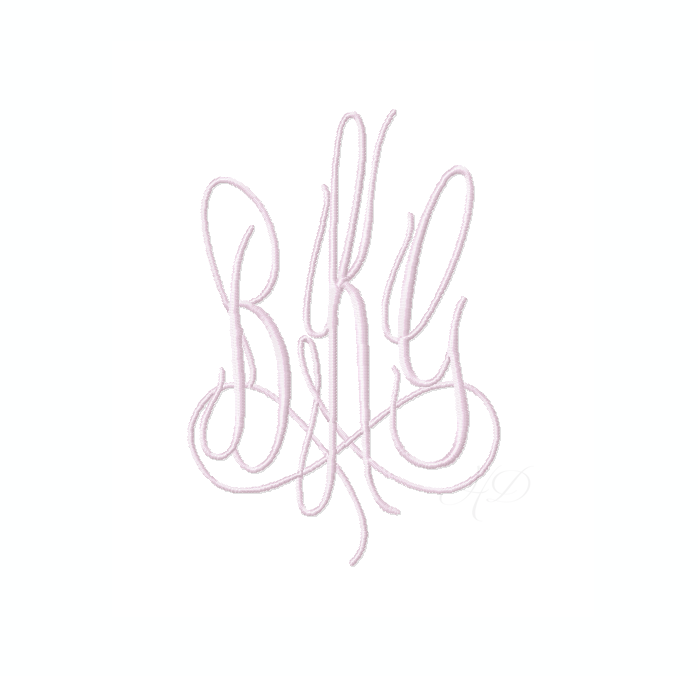 Maggie Script Monogram Satin Embroidery Font Package – HERRINGTON DESIGN