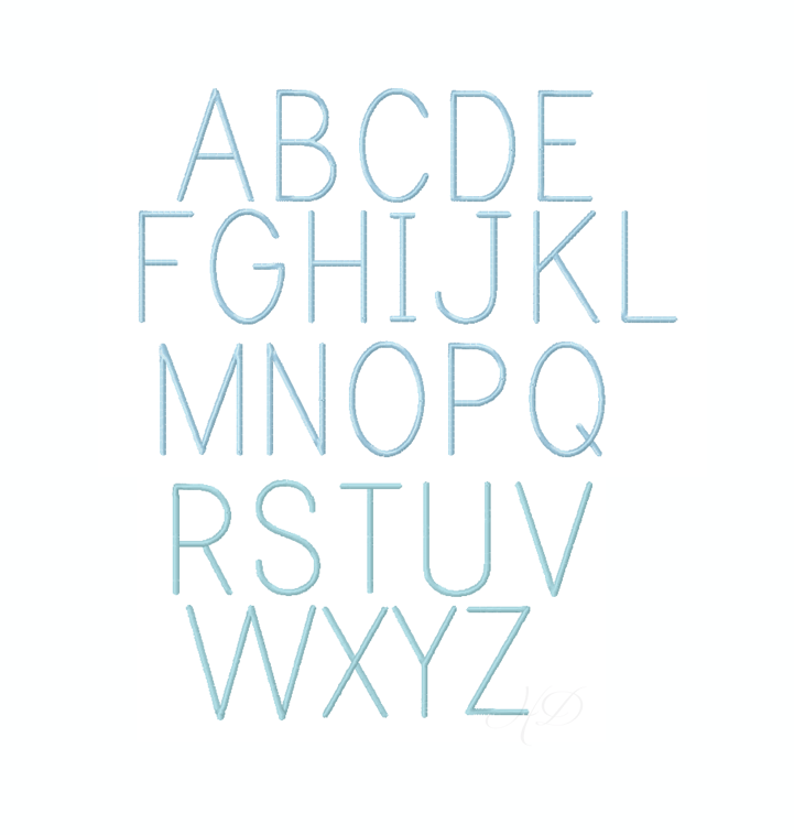 Large Graham Satin Embroidery Font Package – HERRINGTON DESIGN