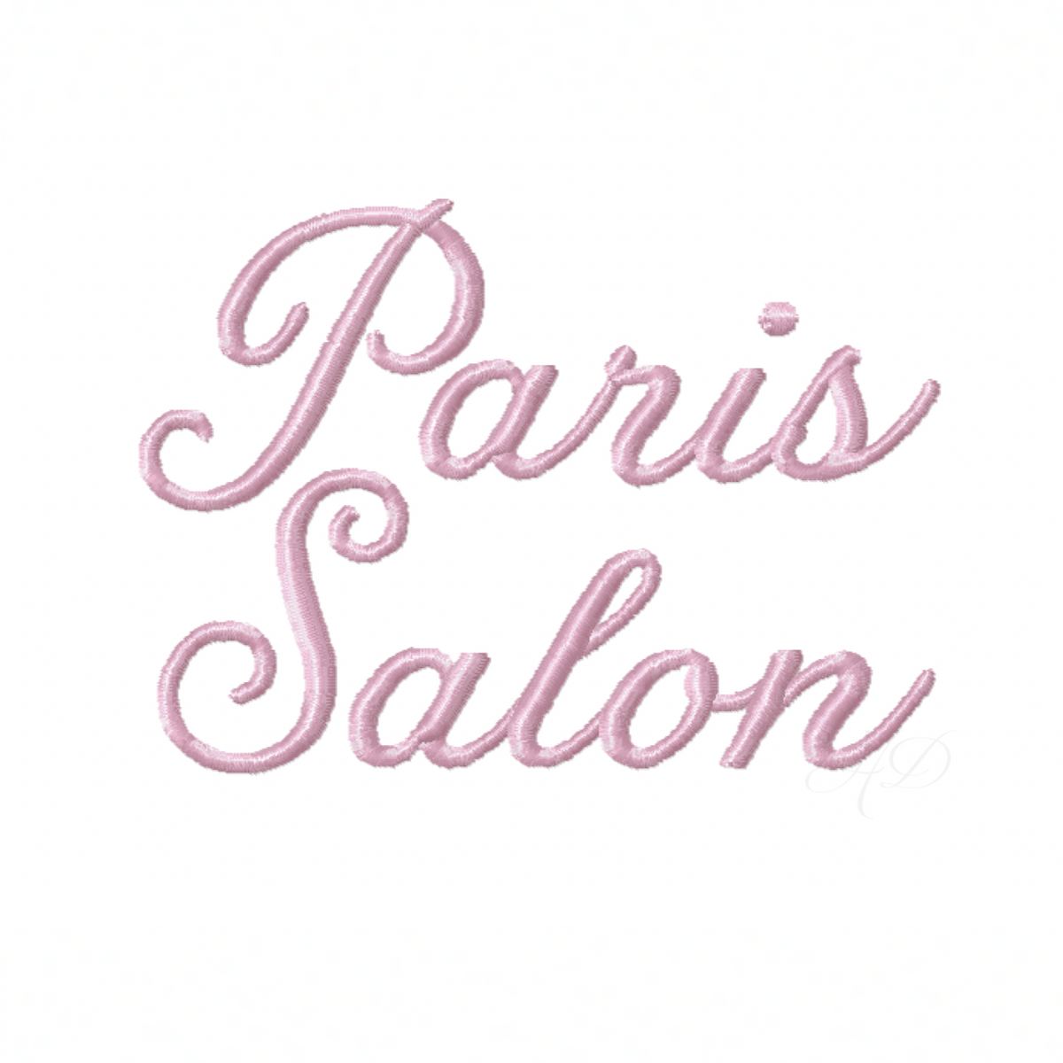 5 sizes Paris Salon Embroidery Font – HERRINGTON DESIGN