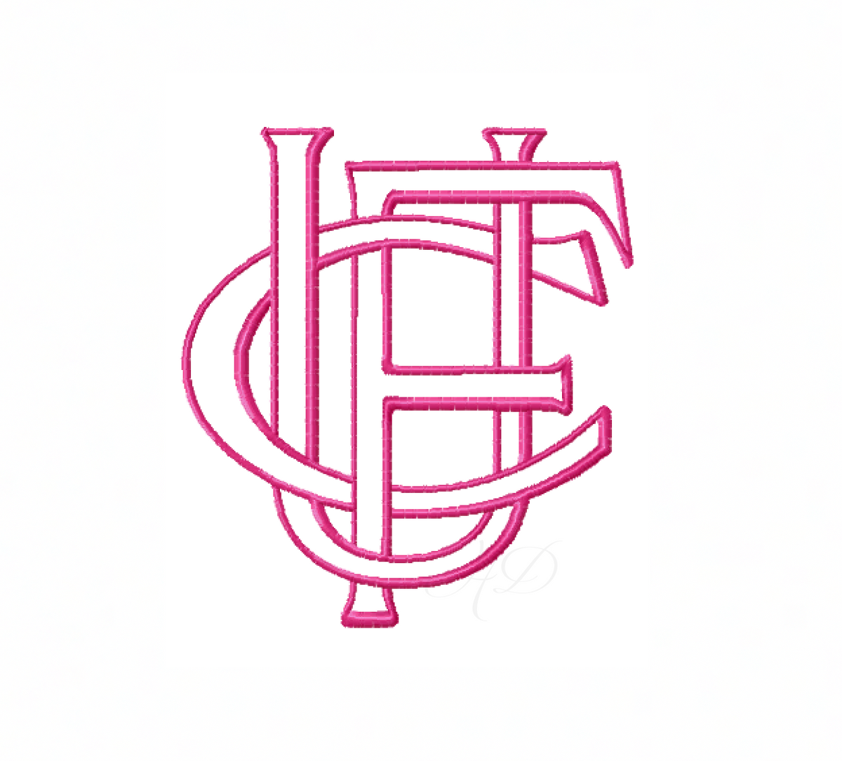 UCF Embroidery Font LayeredType Outline Font – HERRINGTON DESIGN