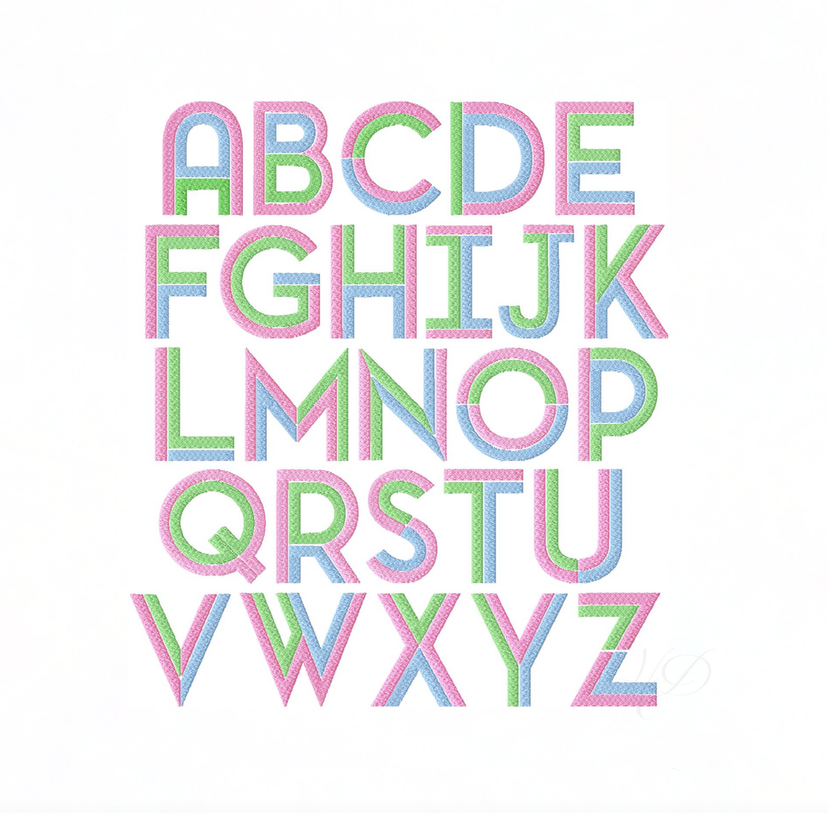 Madison Multi Fill Embroidery Font Package 4x4 – HERRINGTON DESIGN