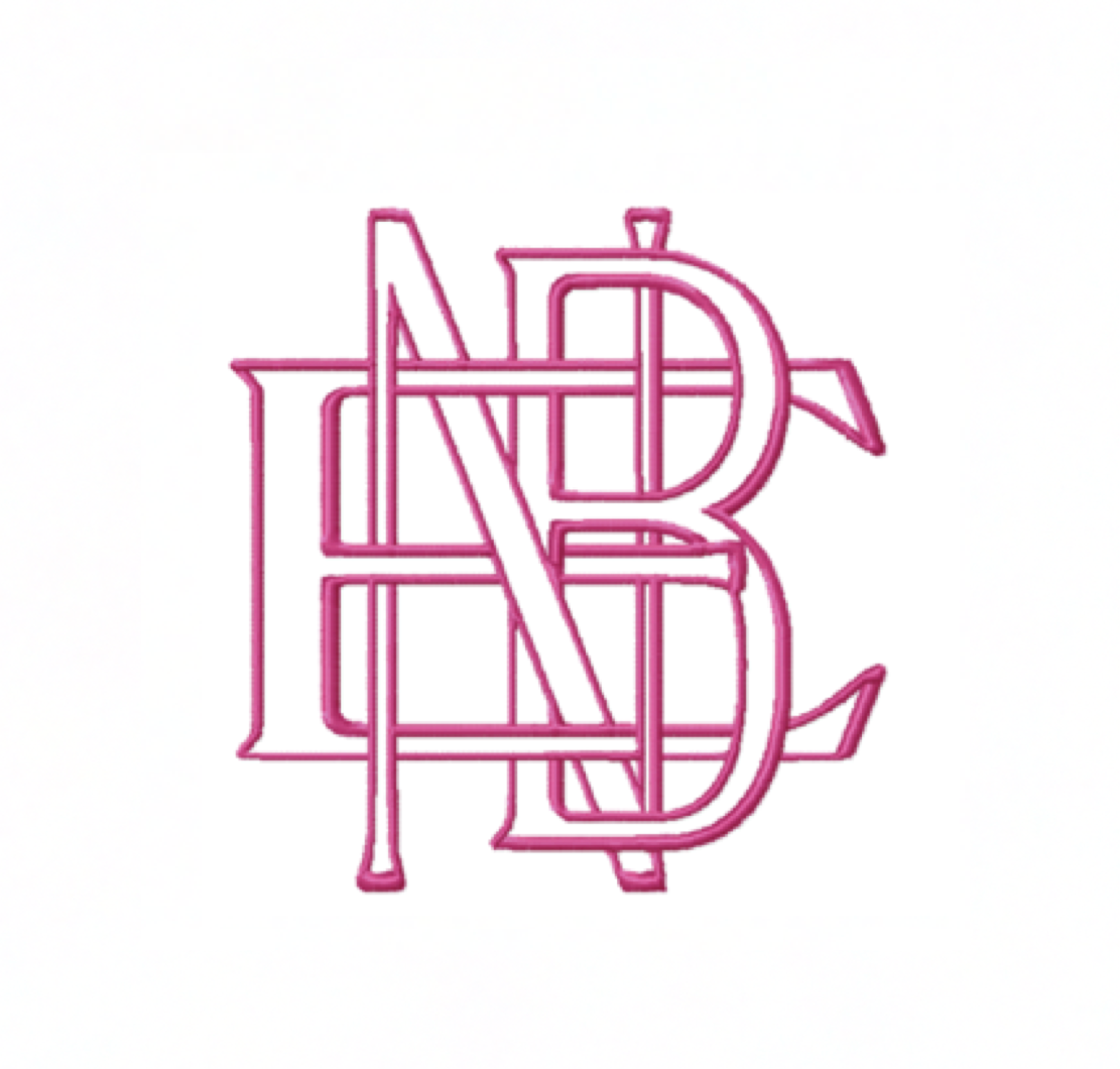 NEB Nebraskas Embroidery Font LayeredType Outline Font – HERRINGTON DESIGN