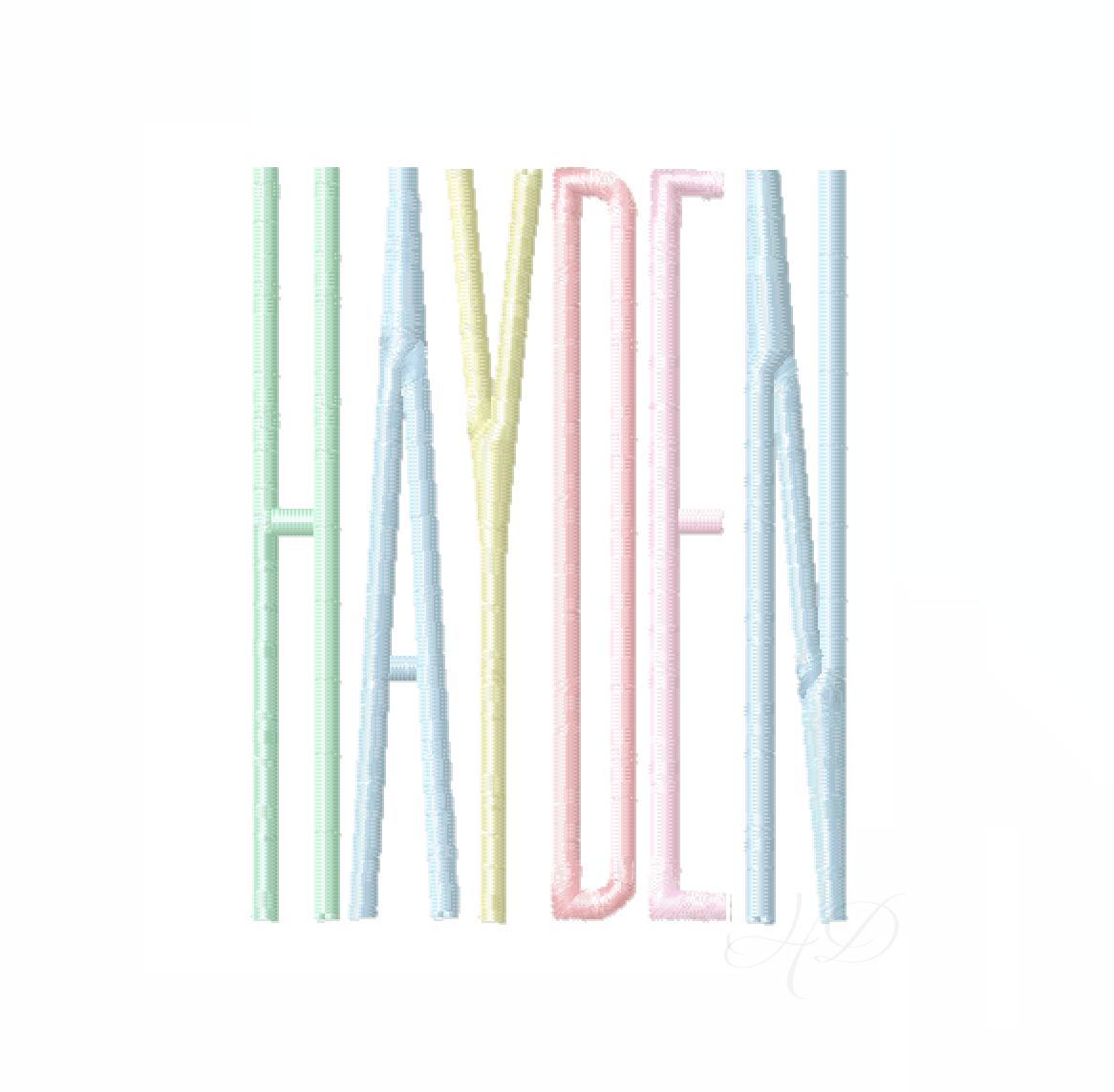 Hayden Satin Deco Type Embroidery Font – HERRINGTON DESIGN