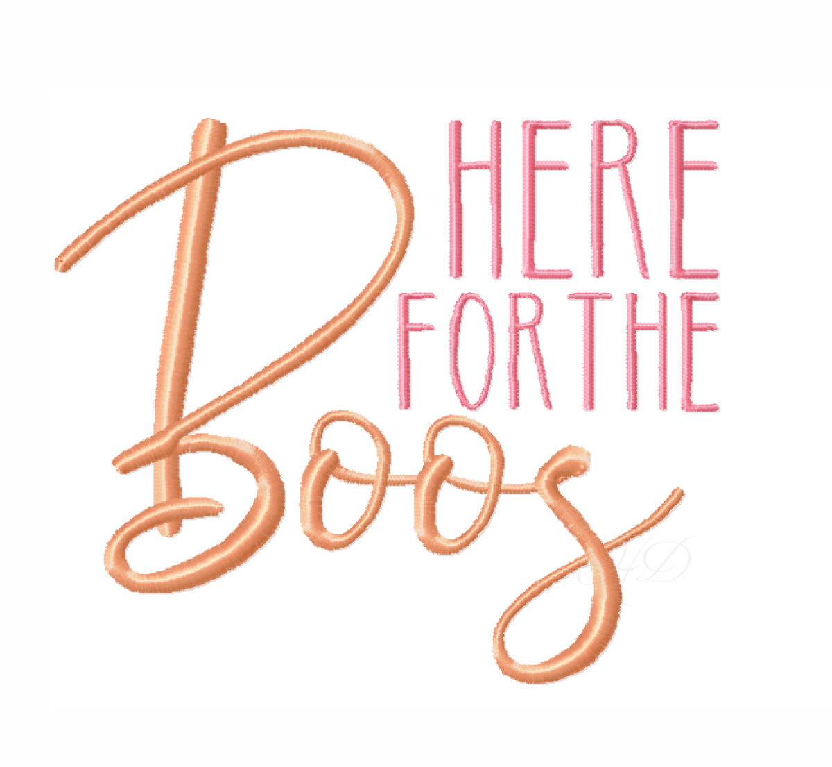 Here For The Boos Embroidery Design – HERRINGTON DESIGN