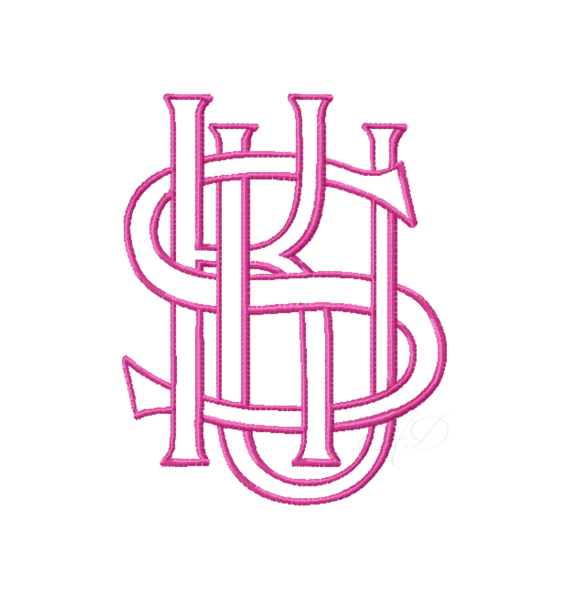 KSU Embroidery Font LayeredType Outline Font – HERRINGTON DESIGN