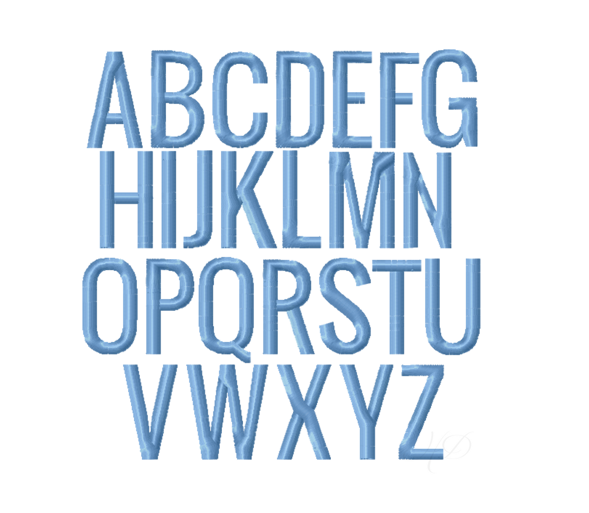 Bold Grant Satin Embroidery Font – HERRINGTON DESIGN