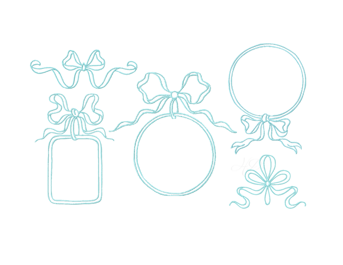 Vintage Ribbon Frame Family – HERRINGTON DESIGN