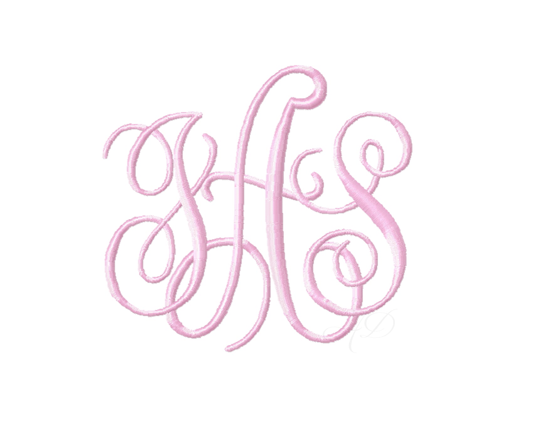 Allison Script 4x4 Satin Stitch Small Embroidery Font – HERRINGTON DESIGN