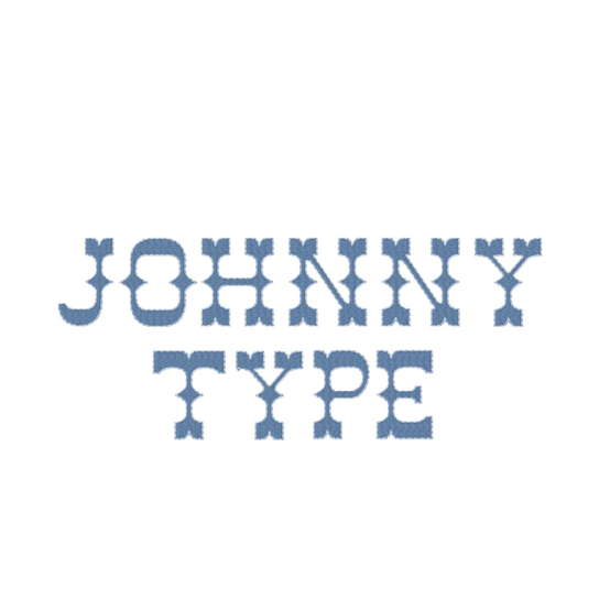 Johnny Two Tone Western Embroidery Font Package – HERRINGTON DESIGN