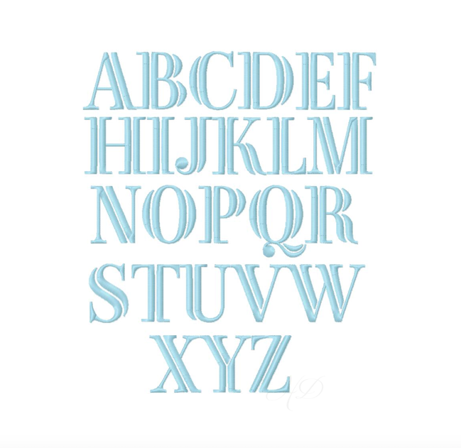 Henry Satin Embroidery Font – HERRINGTON DESIGN