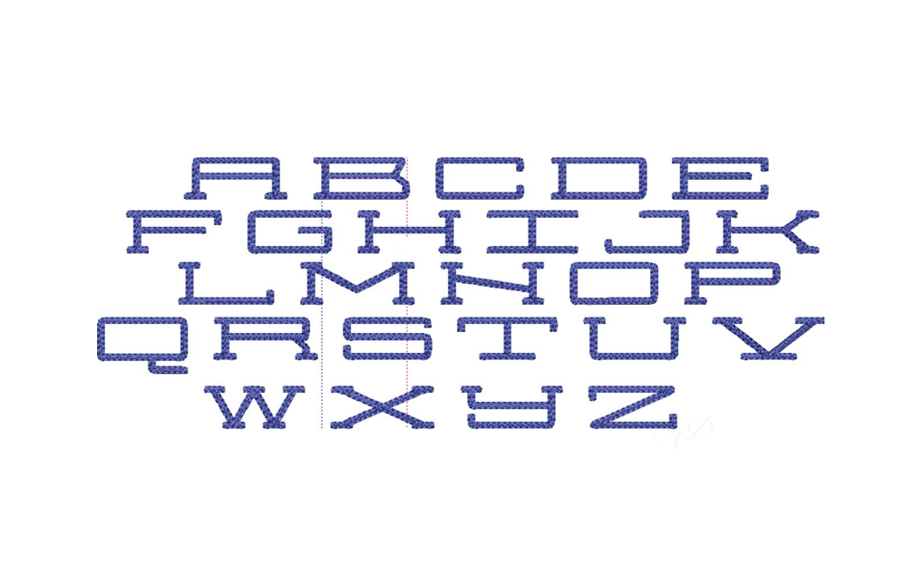 Jackson Fill Embroidery Font 4x4 Hoop – HERRINGTON DESIGN