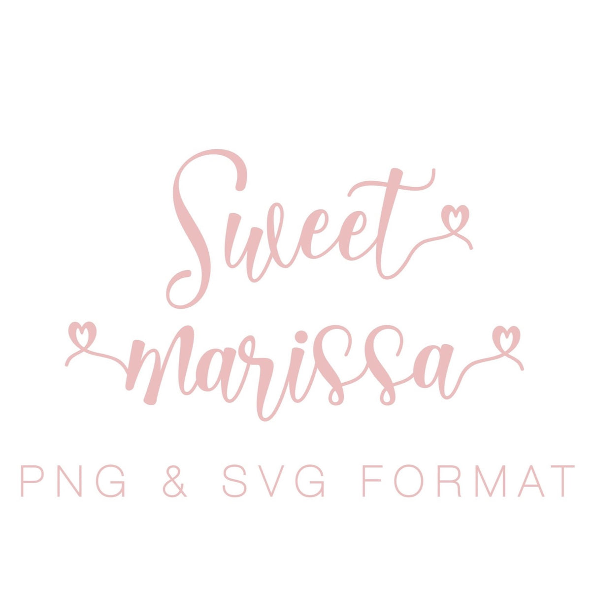 Sweet Marissa Heart Monogram PNG SVG Monogram Font – HERRINGTON DESIGN