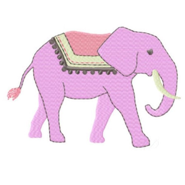 Moroccan Elephant Embroidery Design – HERRINGTON DESIGN