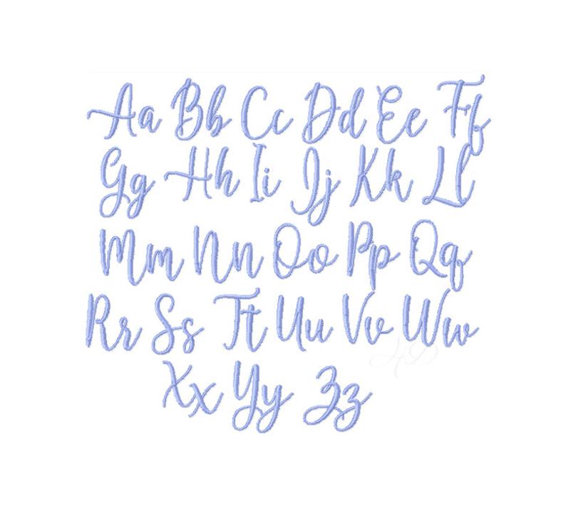 Amelia Satin Embroidery Font – HERRINGTON DESIGN
