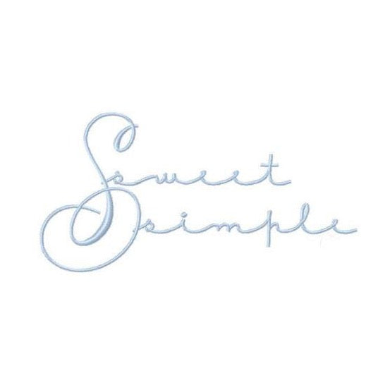 Small Sweet & Simple Embroidery Font – HERRINGTON DESIGN