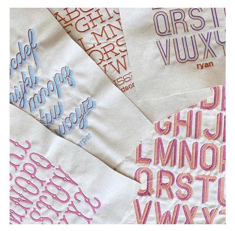 Harper Shadow 4X4 Embroidery Font – HERRINGTON DESIGN