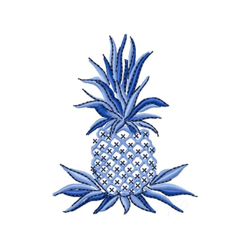 Traditional Pineapple Embroidery Design – HERRINGTON DESIGN