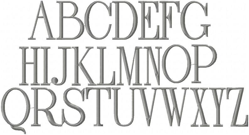 Fisher Embroidery Font Package – HERRINGTON DESIGN