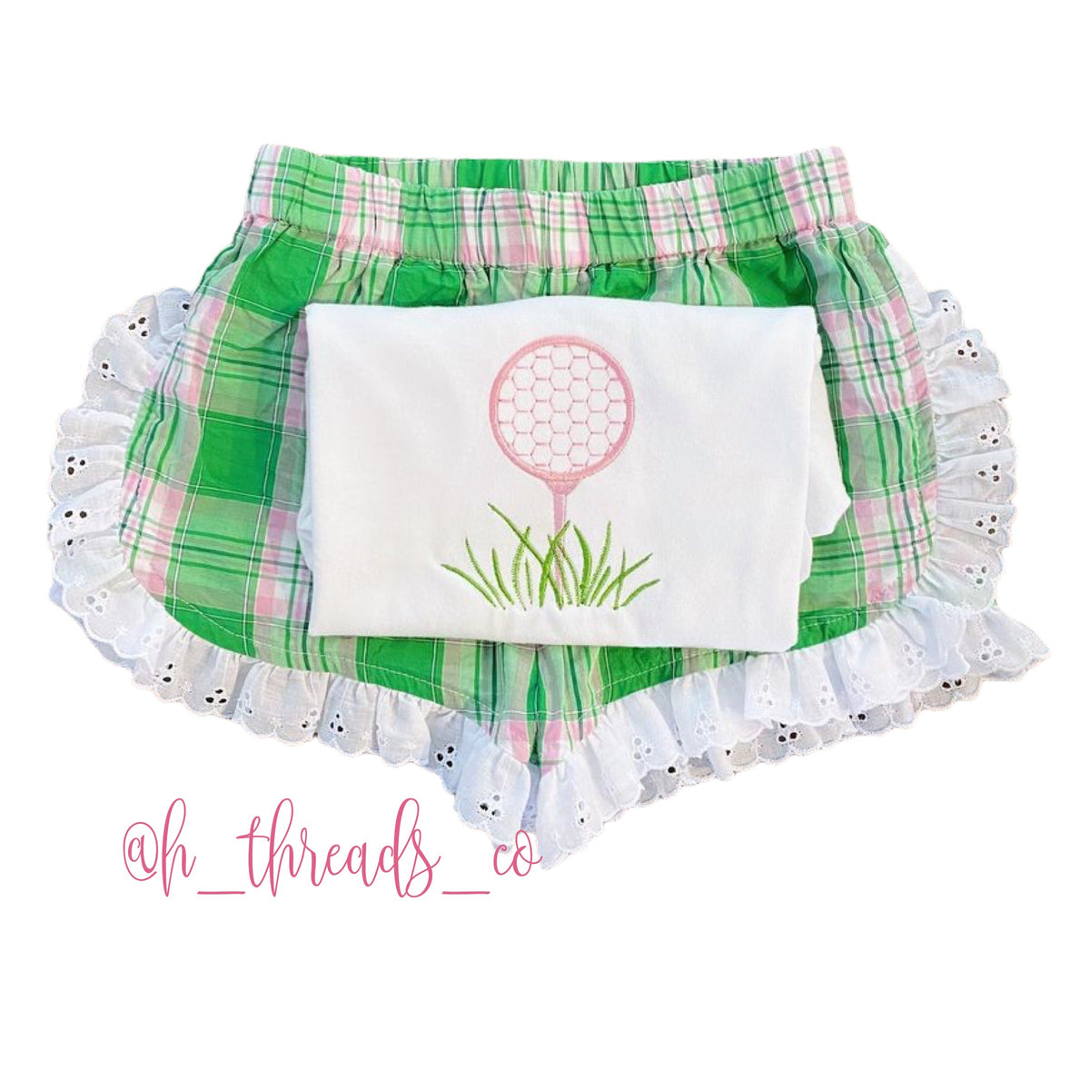 Golf Embroidery Design Monogram – HERRINGTON DESIGN